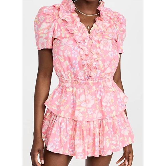 LoveShackFancy | Dresses | New Loveshackfancy Ellis Dress In Pink Party ...